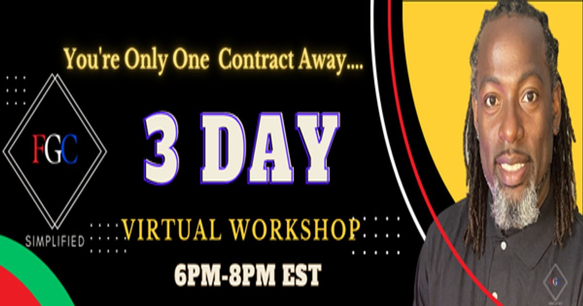 FGC Simplified 3Day Workshop